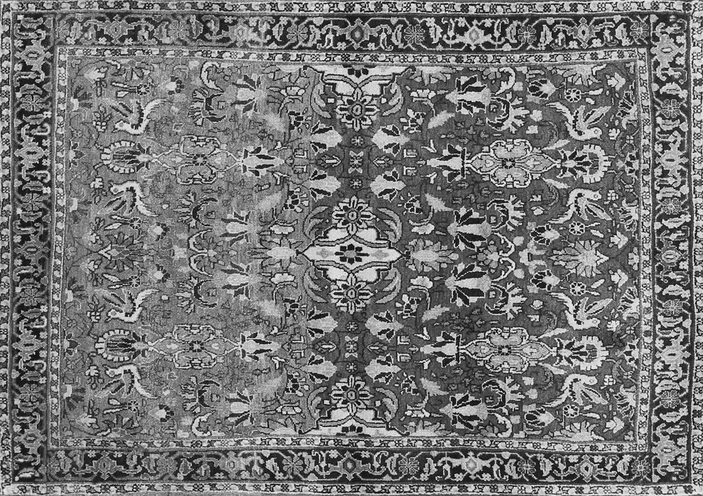 Ahgly Company Indoor Rectangle Persian Gray Traditional Area Rugs, 3' x ...