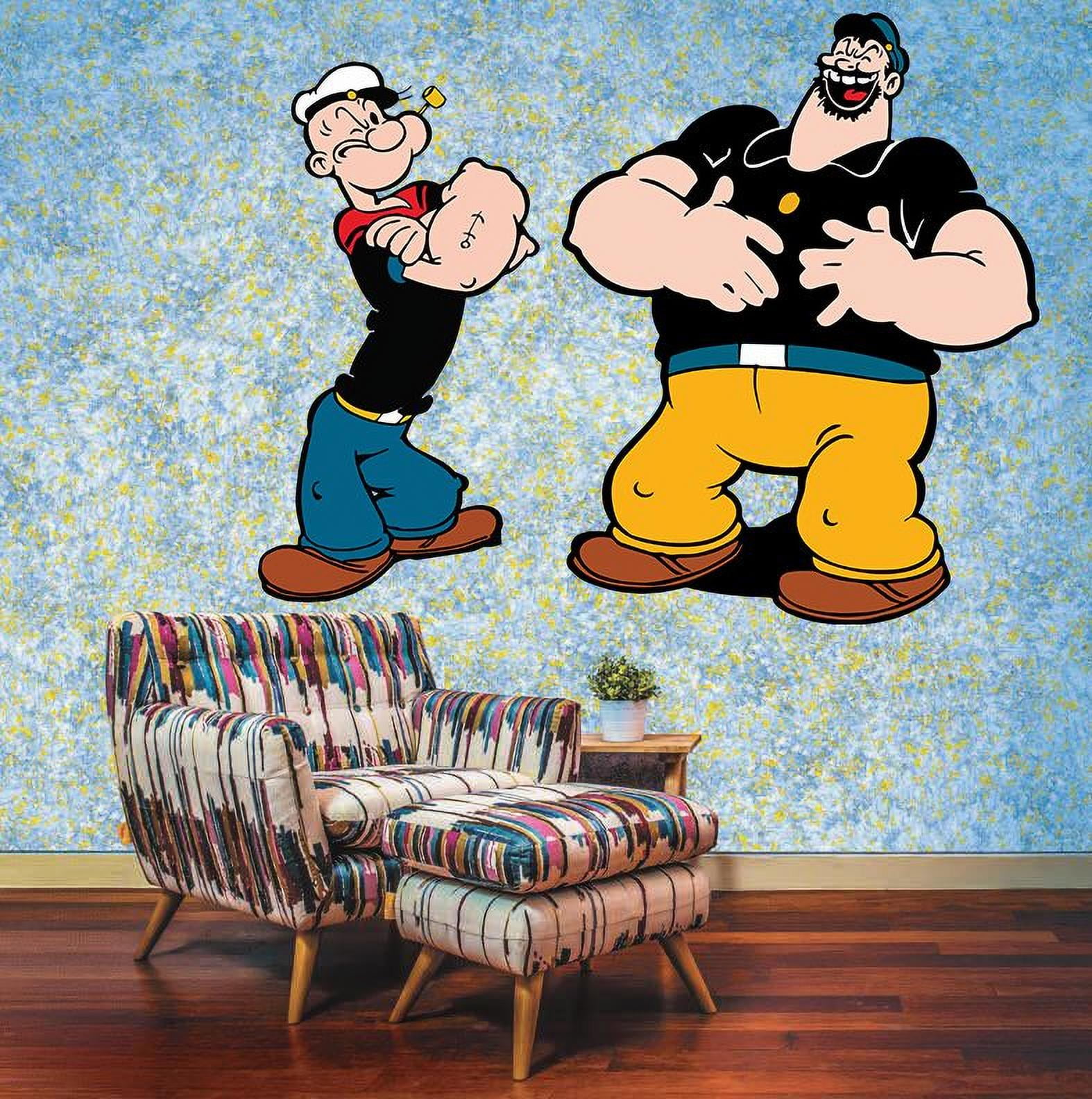Bluto Brutus Popeye Kids Cartoon Characters Wall Art Decal Vinyl ...
