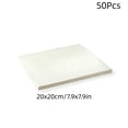 50Pcs Non-Stick Parchment Paper Sheets - 7.9x7.9in Food Grade Heat ...