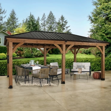 Backyard Discovery Barrington Gazebo 16 X 12, PRO-TECT Tested ...