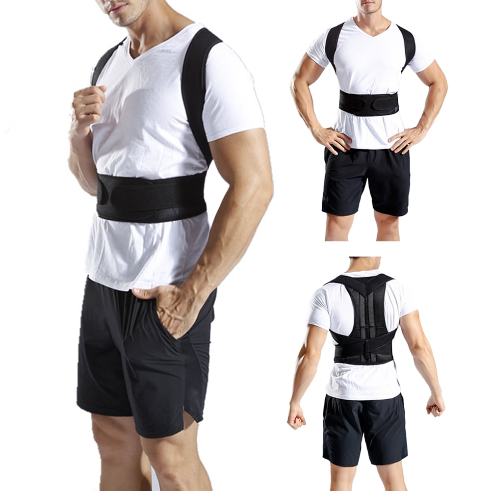 SPRING PARK Back Posture Corrector Belt for Men Women,Shoulder Bandage ...