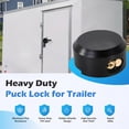 Puck Locks for Trailers Keyed Alike Hidden Shackle Padlocks Heavy Duty ...