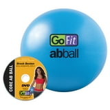 GoFit 20 cm Core Ab Ball with Training DVD and Inflation Tube, GF ...