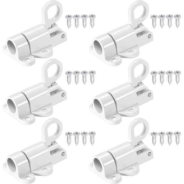 Pieces Automatic Door Latch Door Lock Window Lock with 24 Screws ...