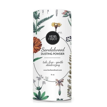 Herb & Root Fresh Bath Perfume | Lavender Scented Talc Free Body Powder ...
