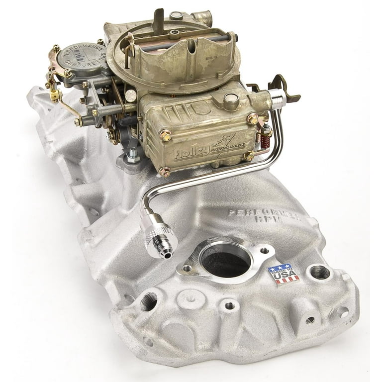 Carburetor Fittings Fits Holley Square Flange Dual Feed Carburetors ...