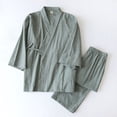 AGWOLF Cotton Pajamas for Women Sets Japanese Kimono & Sumemr Shorts ...