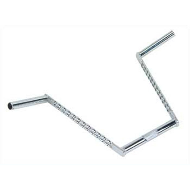Double Twisted Handlebar 12" 25.4mm Chrome. Bike handle bar, bicycle ...