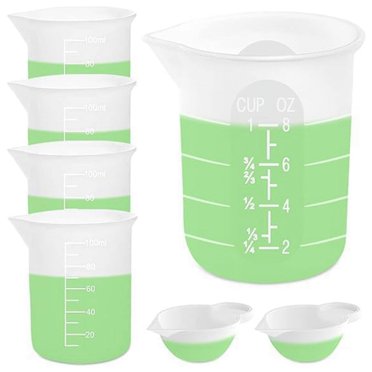 Silicone Measuring Cups for Epoxy Resin, Resin Casting Container ...
