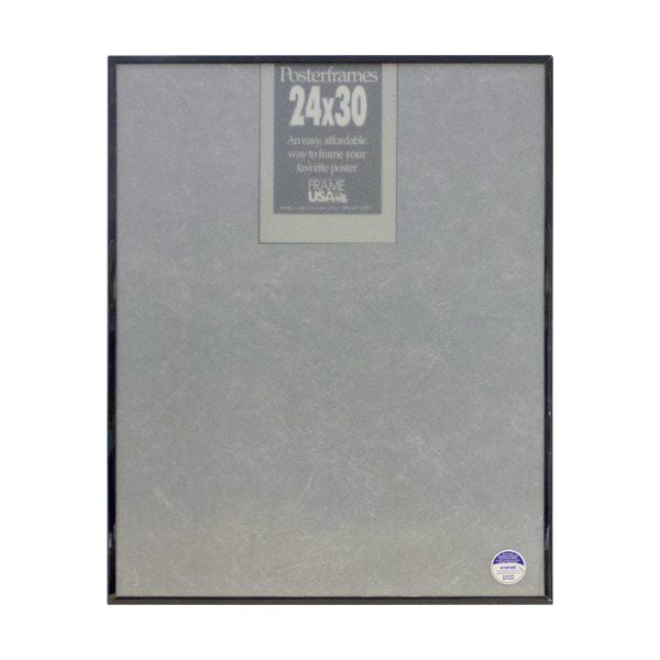 Frame USA 24" x 30" Plastic/Poster Paper Picture Frames, Black ...