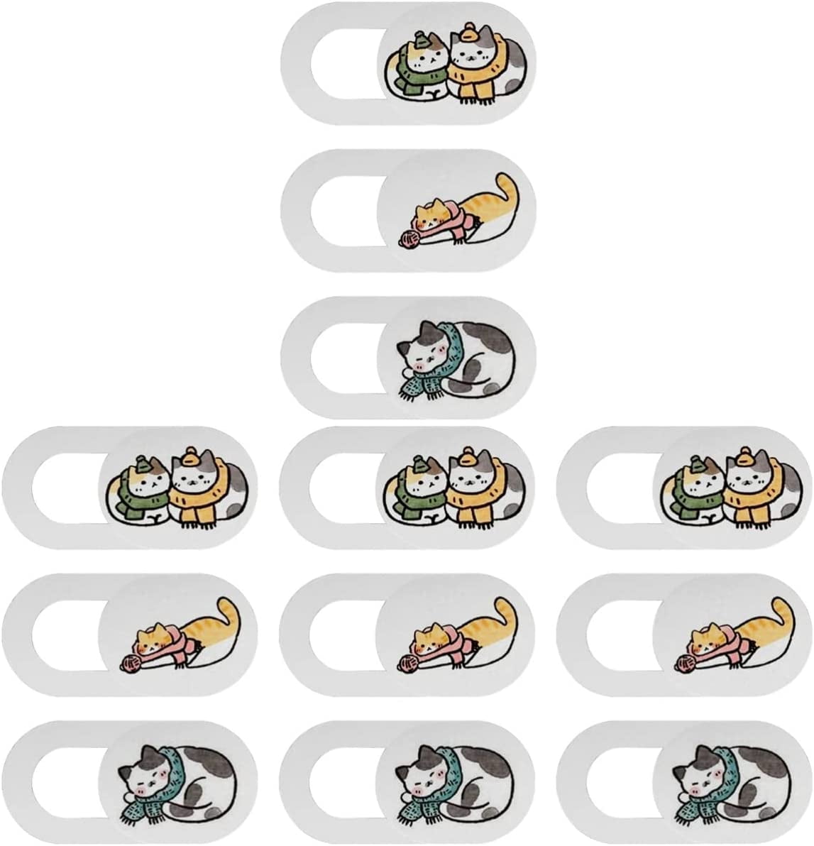 12pcs Cartoon Protector Peeping Camera Computer Privacy Sticker Phone ...