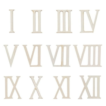 Crafts Central Pine Wood Beveled Wooden Numbers for Arts & Crafts ...