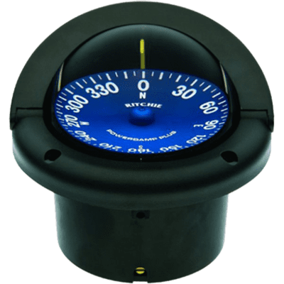 RITCHIE COMPASSES SS-1002 Compass, Flush Mount, 3.75" Dial, Black ...