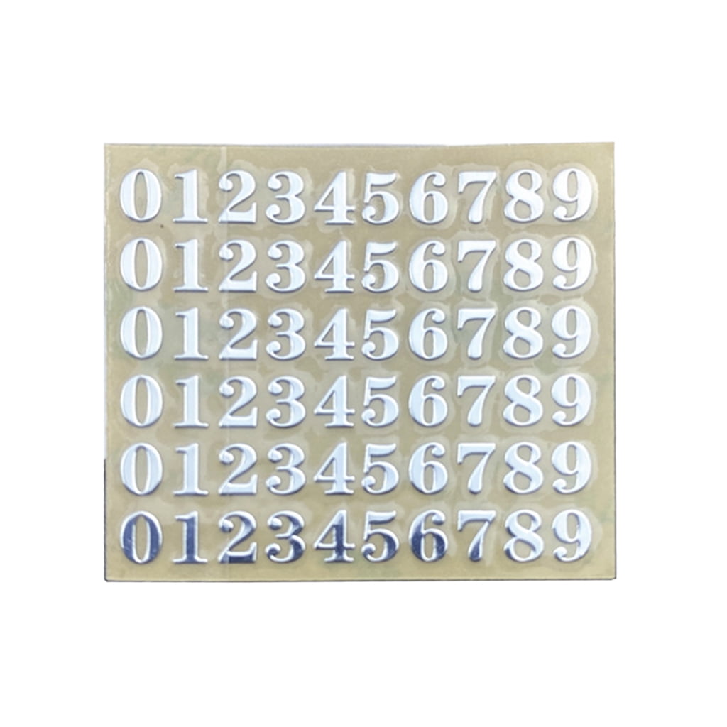 CANKER Letter Stickers Self Adhesive Alphabet Numbers Stickers Self ...