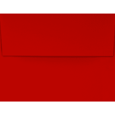 LUXPaper A7 Contour Flap Invitation Envelopes, 5 1/4 x 7 1/4, Ruby Red ...