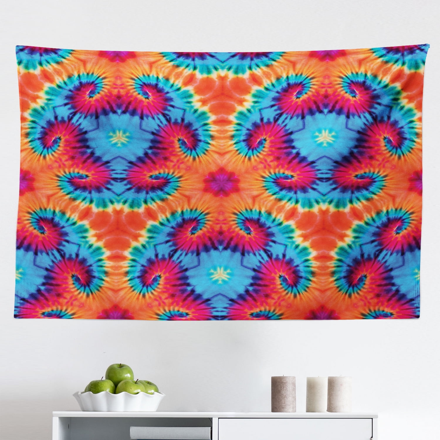 Indonesian Tapestry, Indonesian Oriental Trippy Motive with Morphing ...