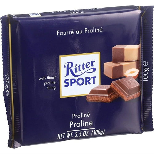 Alfred Ritter: Ritter Sport Schokolade Nougat 100g (Pack of 5 ...