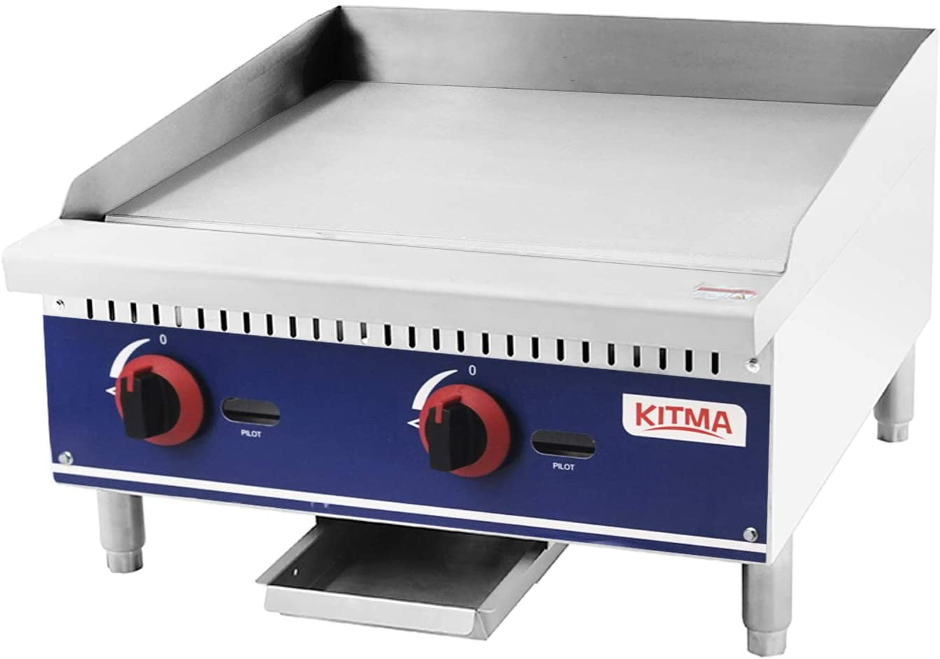 Commercial Countertop Manual Griddle - KITMA 24'' Heavy Duty Restaurant ...
