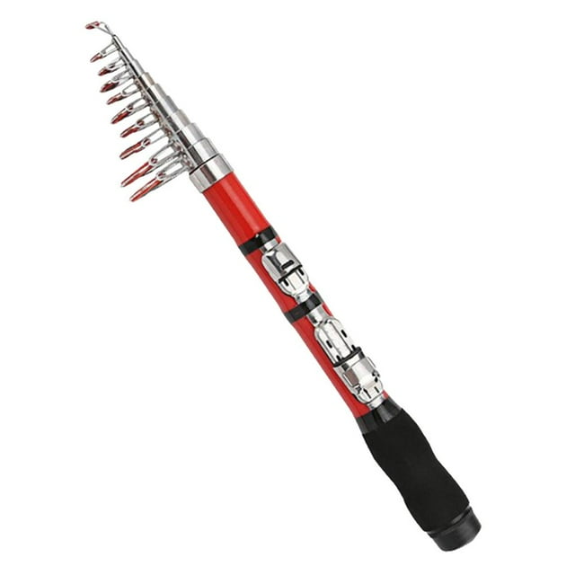 Hard Folding Fishing Rod, Freshwater, Saltwater, Telescopic Tool .5m ...