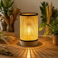 Battery Operated Lamp with Timer, Decorative Boho Bedside Table Lamp ...