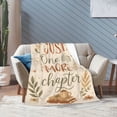 Book Lover Reading Blanket Gift Throw Blanket Cozy Coffee Floral Gift ...