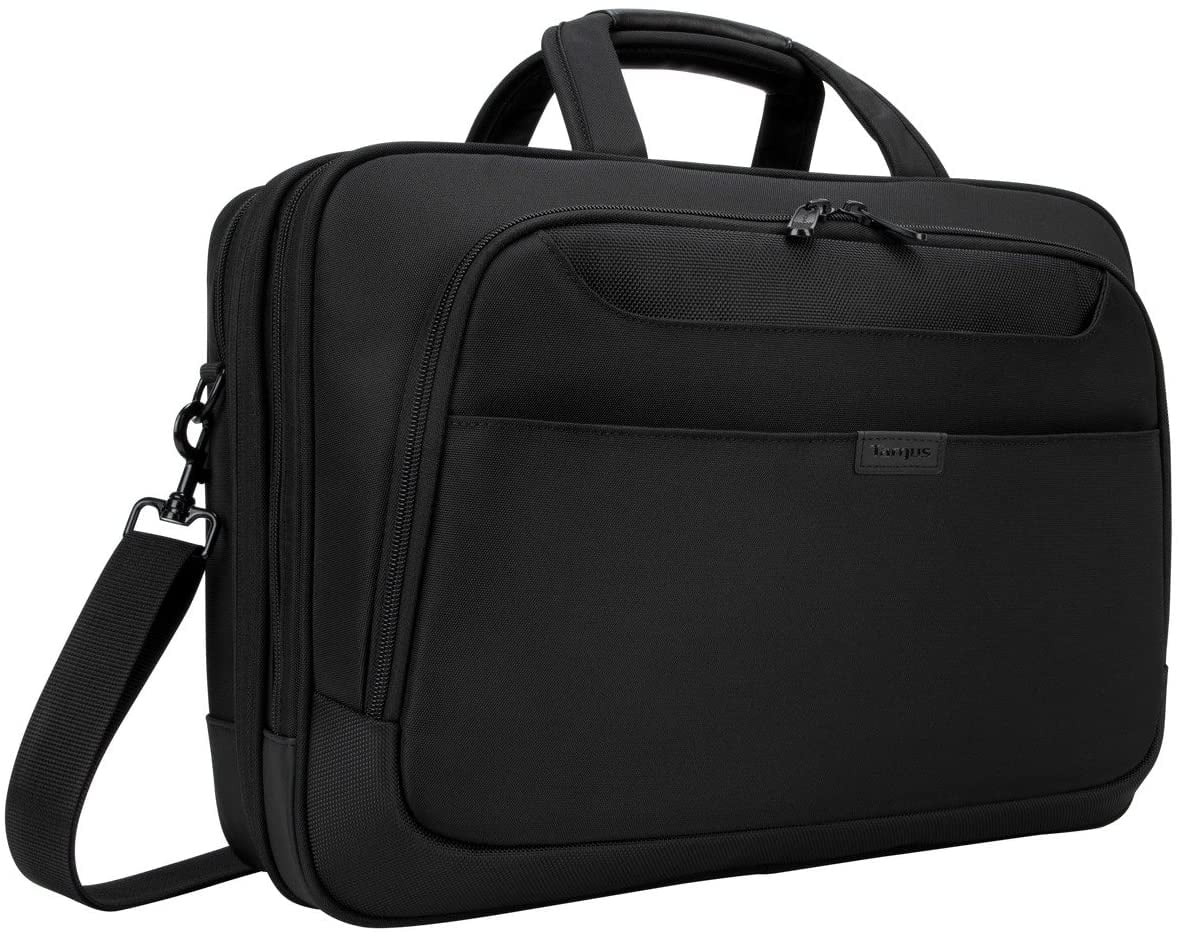 Targus Blacktop Deluxe Checkpoint-Friendly for 17-Inch Laptop Briefcase ...