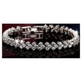 Fashion 925 Sterling Silver Crystal Diamond Tennis Bracelet - Roman ...