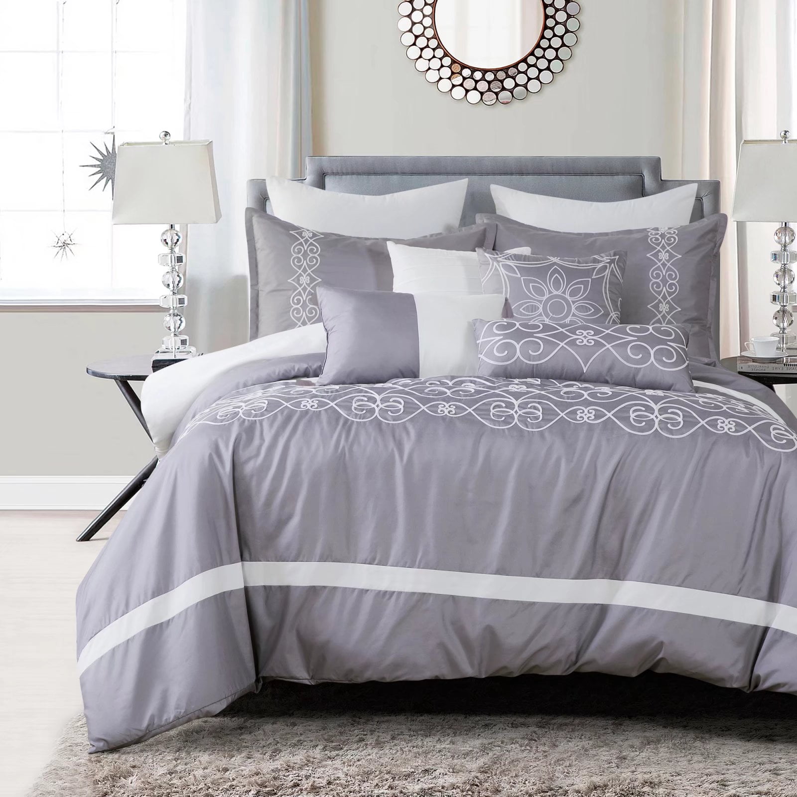 Buy Hgmart Bedding Comforter Set Bed In A Bag 7 Piece Luxury Levora