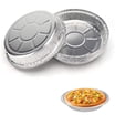 MT Products 50-Piece Disposable Aluminum Foil Crab Shell Mini Pie Pans ...