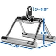 Yes4All Double Grip Rotating Handle Cable Attachment Chrome - Walmart.com