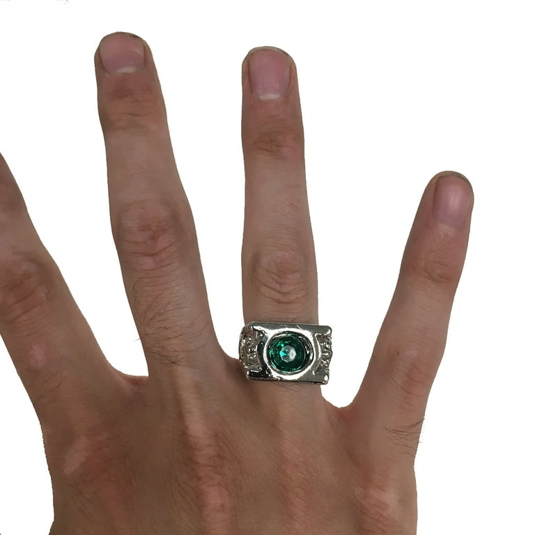 Green Lantern Ring Silver