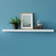 WELLAND 48" New Chicago Floating Shelf, White - Walmart.com