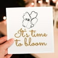 3drose, Image of a Flower with Text of Its Time to Bloom, 6 Greeting ...