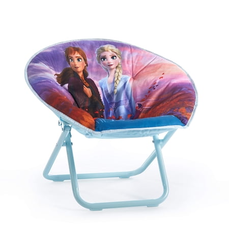 Disney Frozen 2 Toddler 19” Folding Saucer Chair with Cushion, Ages 3 ...