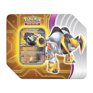 Pokemon Paradox Destinies Gouging Fire ex Tin Set (5 Booster Packs ...
