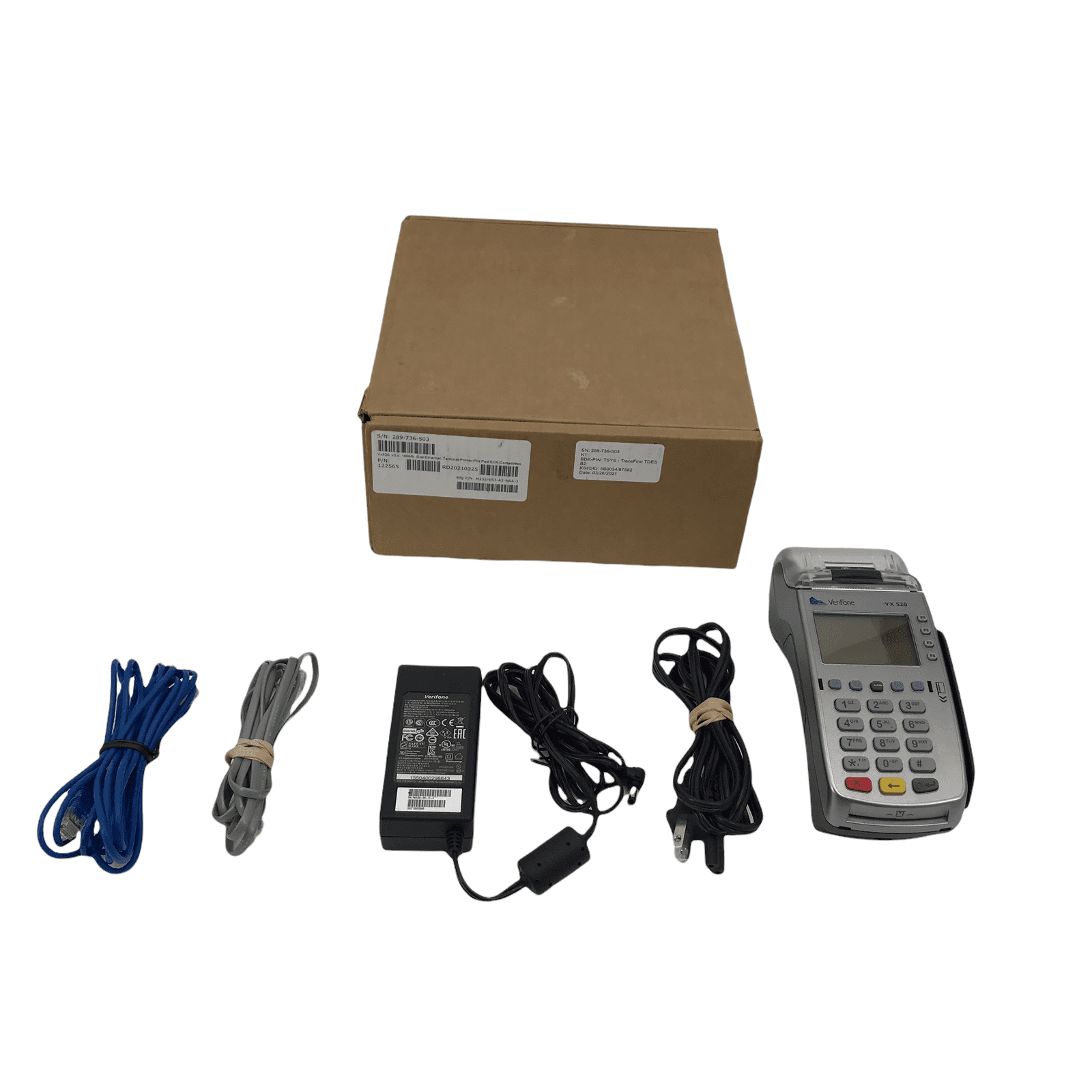 Verifone VX520 Retail Credit Card Terminal Credit Card Machine Terminal ...