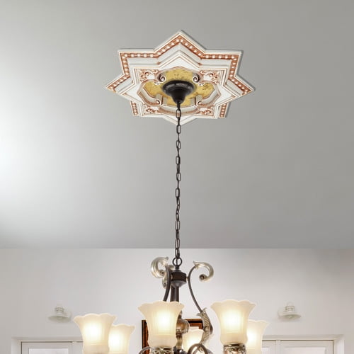 Rococo Mirrored Ceiling Medallion | Shelly Lighting
