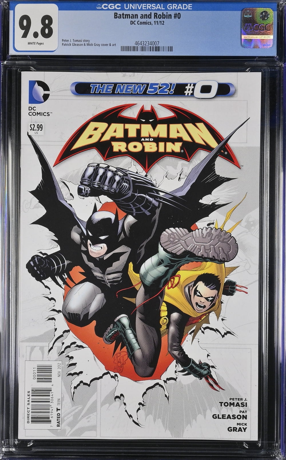 Batman and Robin #0 - CGC 9.8 Comic Book - Walmart.com