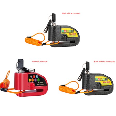 Motorcycle Alarm Disc Lock Warning Alert Motorbike Brake Motorbike ...