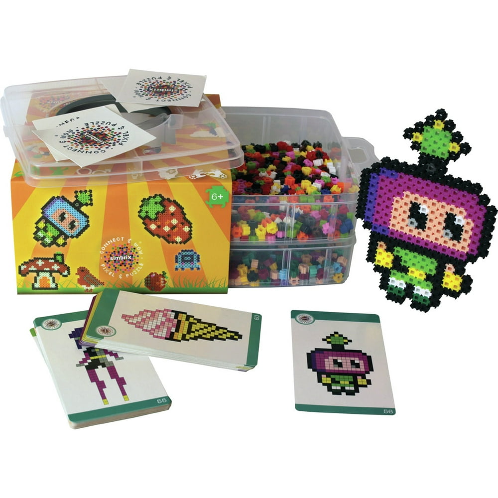 Simbrix Pixel Art Brix Kit-Geek - Walmart.com - Walmart.com