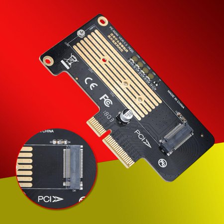 Yosoo NGFF M.2 Mkey NVME SSD to PCI-E 4X Adapter Extender Riser Card ...
