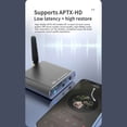 D300 Wireless Receiver Bluetooth-compatible V5.2 Adapt Fiber Coaxial ...
