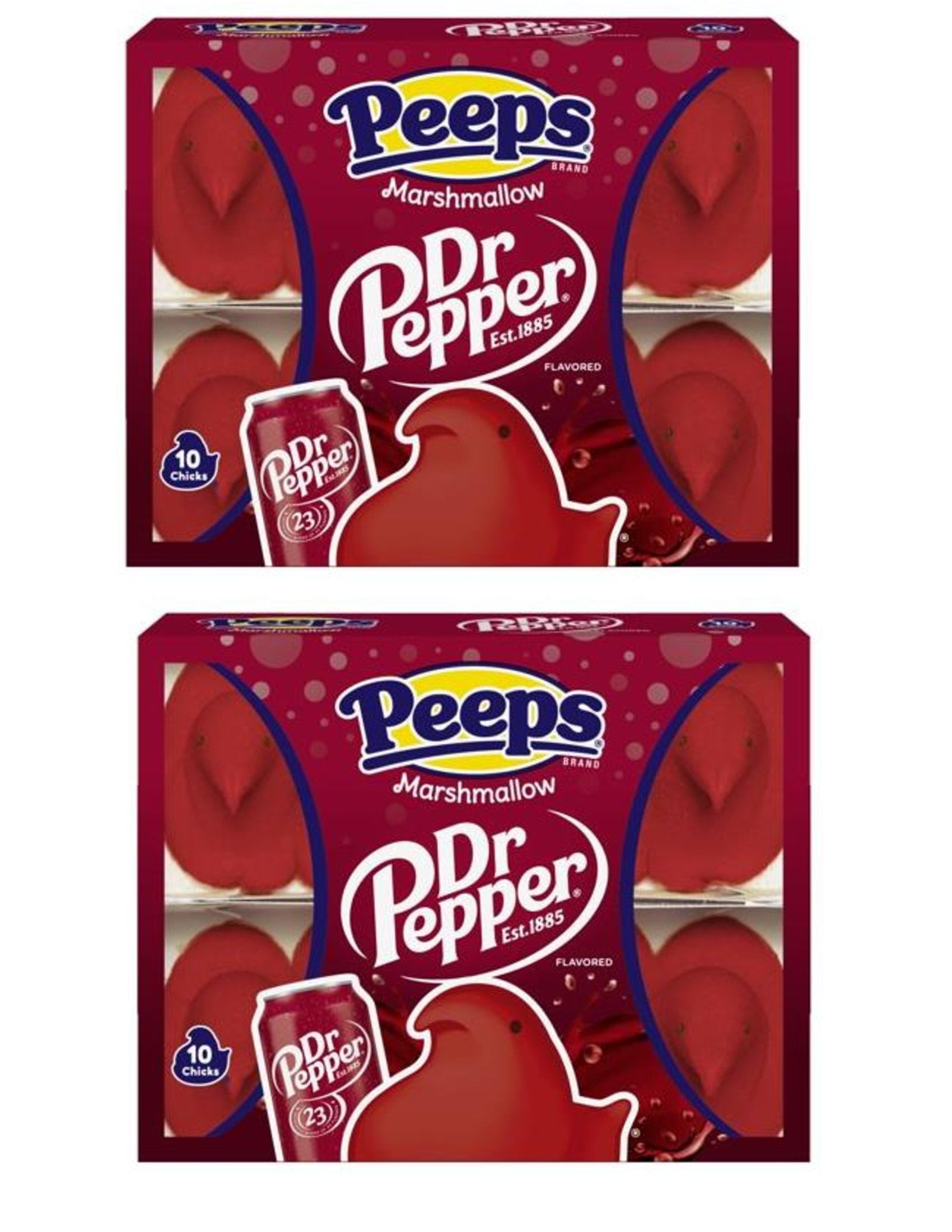 CGT Easter Peeps Dr Pepper Chicks Marshmallow Candy Snack Gluten & Fat ...