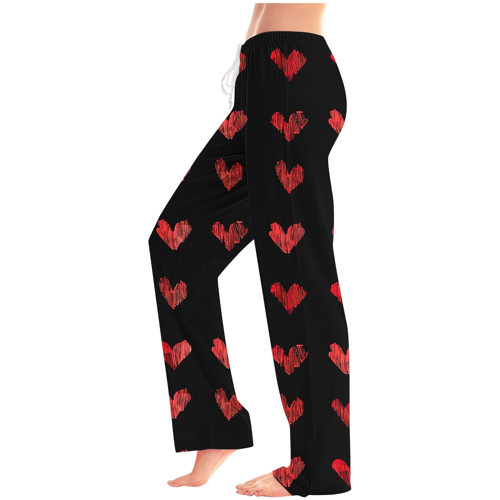 Click here for Ameiaea Womens Valentines Pajama Pants Elastic Wai... prices