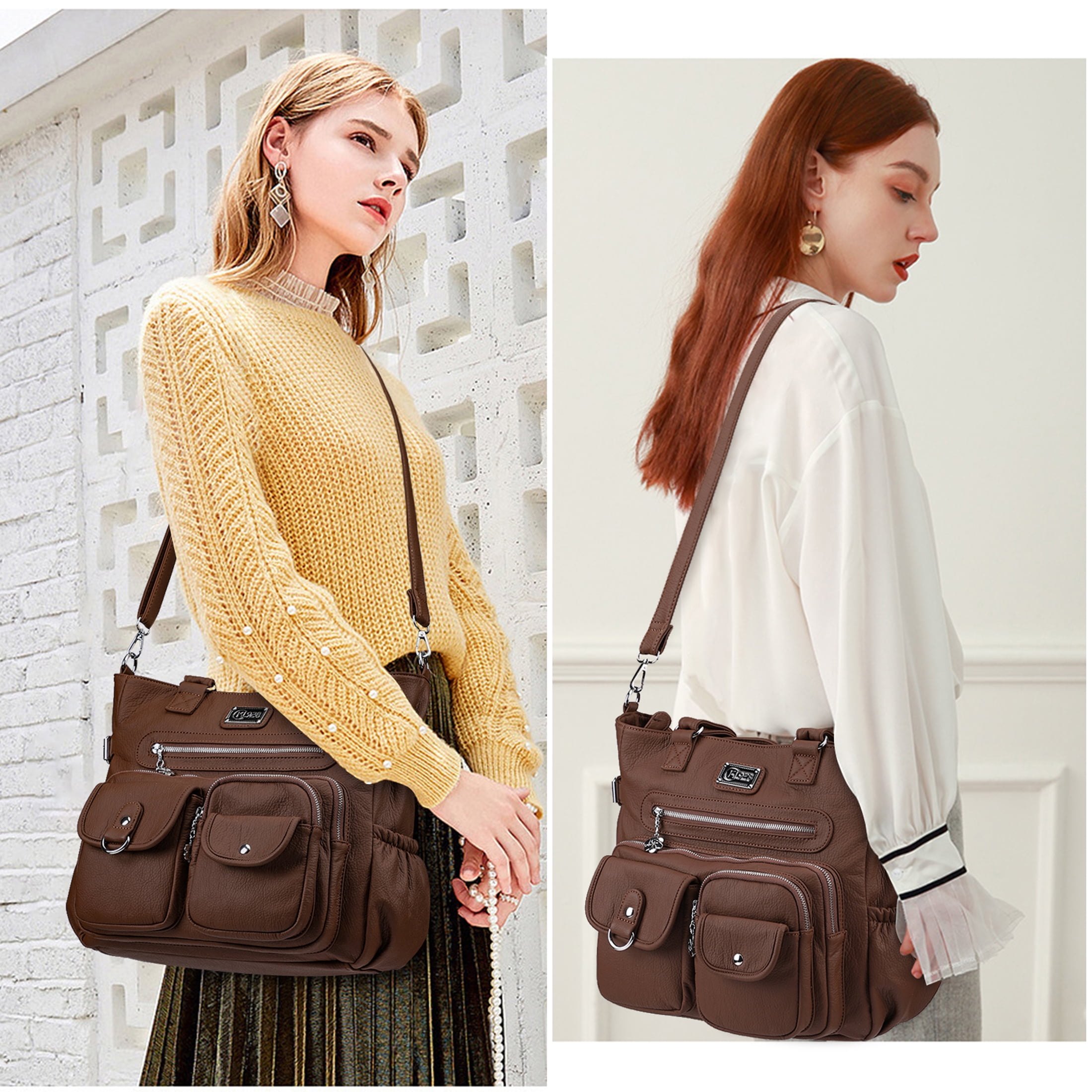 KL928 Large Purses Handbags for Women Tote Shoulder Bag Satchel Bag for ...