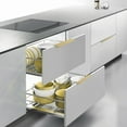 NEXAVKPR 4 Pack Modern Aluminum Alloy Cabinets Hardware Finger Pulls ...