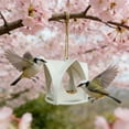 Fzsteel Practical Small Bird Feeder with Roof to Block Wind and Rain ...