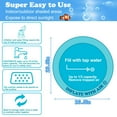 WMClearance Water Sensory Play Mat for Cats, PVC Cat Water Bed Toy ...