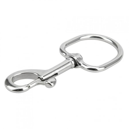 YLSHRF Snap Hook, 316 Stainless Steel Large D-Ring Single Head Hook ...