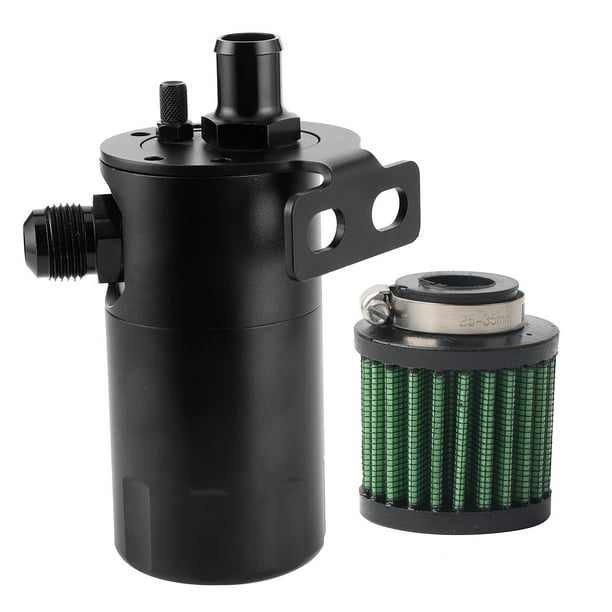 Oil Tank,500ML Oil Catch Can Baffled Breather Reservoir Universal Oil ...